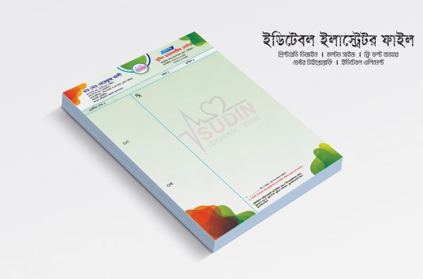 , Clinic Pad, diagnostic Pad, Doctors Pad Design - Shorif Art